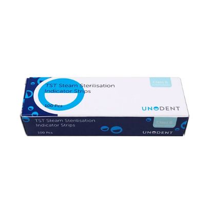 AUTOCLAVE TST INDICATOR STRIP (UNODENT) 134C/3.5 MINS X 100 - Dental ...